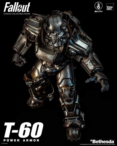 Updated Pre Order Threezero Fallout 1 6 T 60 Power Armor Project