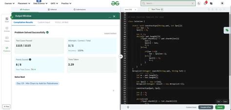 Gfg160 Gfg160 Geekstreak2025 Kmp Dsa Java 100daysofcode Nikhil Burnwal