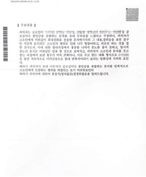 정보통신망법상 불안감조성 불송치 결정 로톡