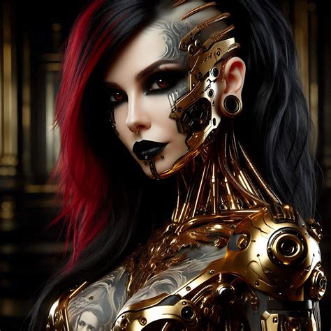 Golden Gothic Cyberpunk 21 By Mr Lunatic On Deviantart