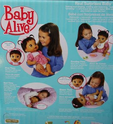 New Real Surprises Baby Alive Doll Say English Spanish