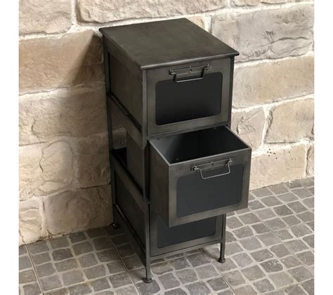 Meuble Industriel À Casiers Tiroirs Fer De Rangement Cm X Cm Commode Chiffonnier BUT