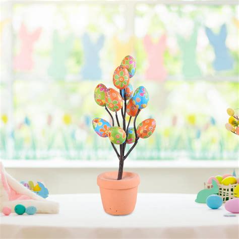 Desktop Ornament Easter Egg Decoration Tree Easter Egg Bonsai