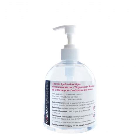 Solution Hydroalcoolique En Flacon De 500ml Destockage Grossiste