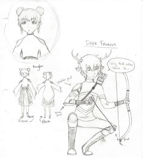Rwby Concept Dump Deer Faunus And Other Girl By Scamperdash13 On