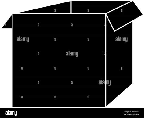 Cardboard Box Open Stock Vector Image And Art Alamy