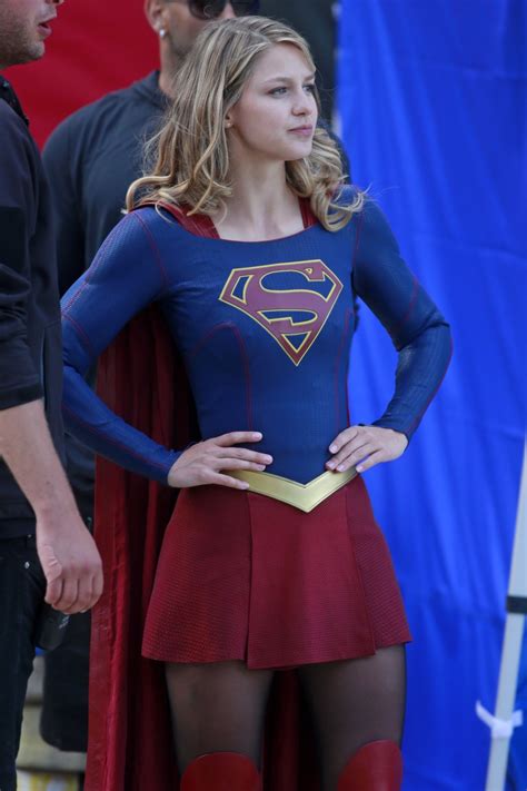 Melissa Benoist Supergirl Set In Downtown Vancouver 07162017
