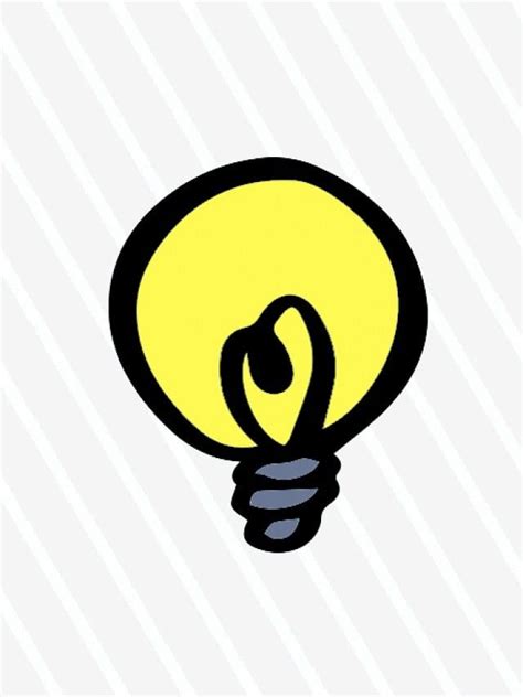 Psd Png Cartoon Light Bulb Cute