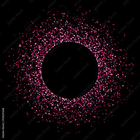 Vector Pink Glitter Background With Copy Space Sparkling Shiny Glam