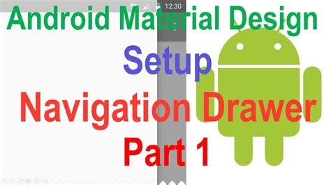 Android Navigation Drawer Tutorial Part YouTube