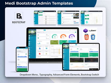 Create Stunning User Interfaces With Bootstrap Admin Templates Medi
