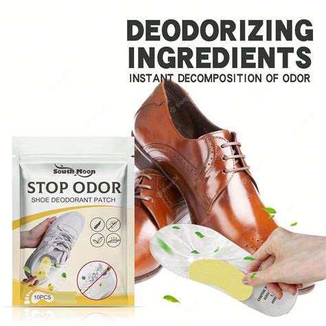 Lemon Scented Shoe Deodorant Pads Antibacterial And Odor Eliminating