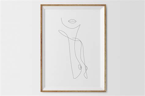 One Line Drawing Naked Line Art Set Abstract Nude Set Of Female Line Art Woman Nudes