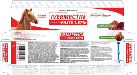 Dailymed Ivermectin Paste