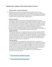 Uppdrag 1 Fråga 2 Administration och Service docx Administration 1