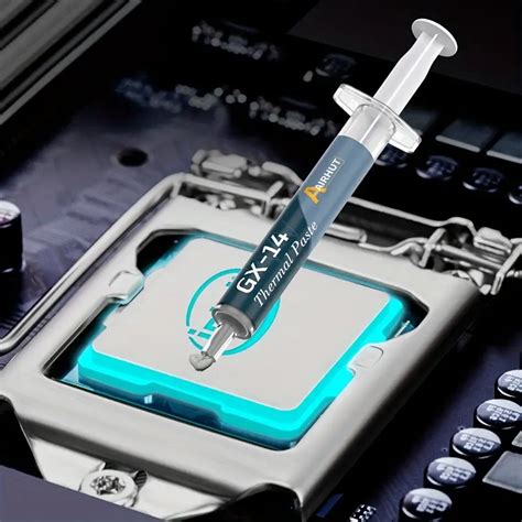 gx 14 열 페이스트 모든 프로세서 cpu gpu 냉각용 15 7w m k 고성능 열 복합 페이스트 컴퓨터 temu