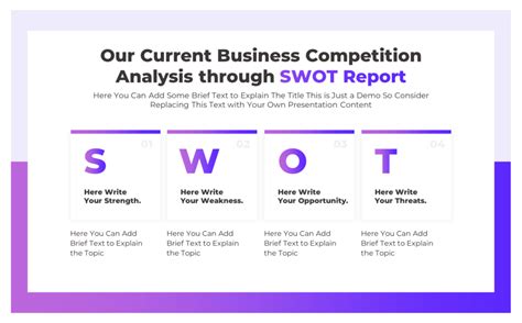 PowerPoint SWOT Template With Animations