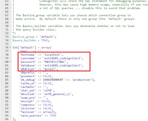 Setting Koneksi Database Codeigniter Rumahweb