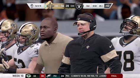 Oakland Raiders Franchise Rebuild S2 Ep 14 User Pick Vs Saints