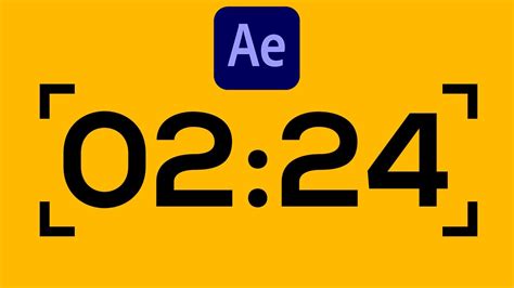 After Effects Countdown Timer Tutorial Quick Easy Timer YouTube