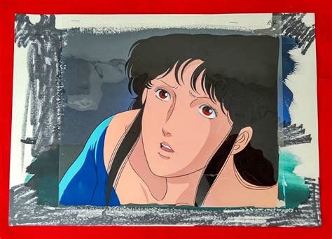 セル画 1円 キャッツアイ Cats Eye 来生瞳 セル画 手描き背景 北条司作品 キャッツアイ ｜売買されたオークション情報、yahoo