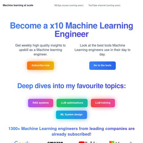 Machine Learning At Scale Get Weekly High Quality Insights To Upskill
