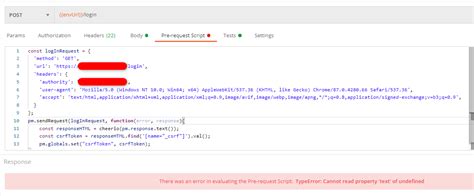 Pre Req Script To Set Csrf Token Var For Post Req In Flask Help Hub