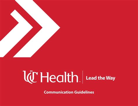 Uc Health Lead The Way Communication Guidelines By Jen Hamilton Issuu