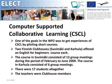 Ppt Computer Supported Collaborative Learning Cscl Powerpoint