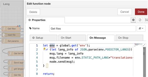 When Working With An Env Variable Notify That There Is An Error In The