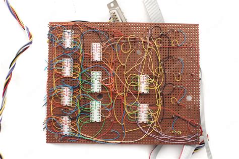 Premium Photo Long Wires Attached To Electronic Circuit Board