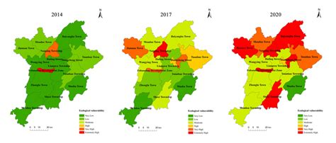 Distribution Of Ecological Vulnerability In The Audit Sample In 2014