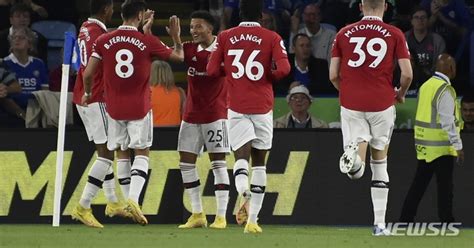 산초 결승골 맨유 레스터 1 0 꺾고 Epl 3연승