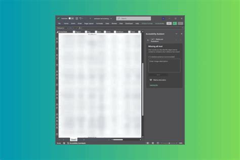 What Does The Accessibility Investigate Error In Excel Mean How To Fix It