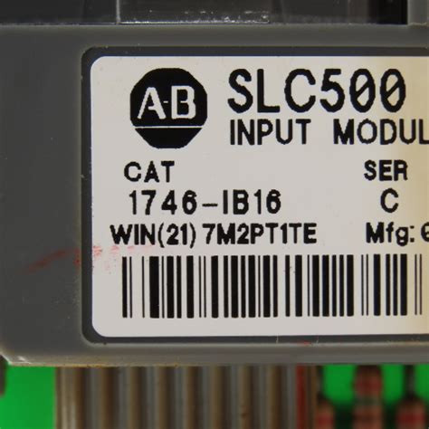 Allen Bradley IB SLC Input Module DC Sink Bullseye Industrial Sales