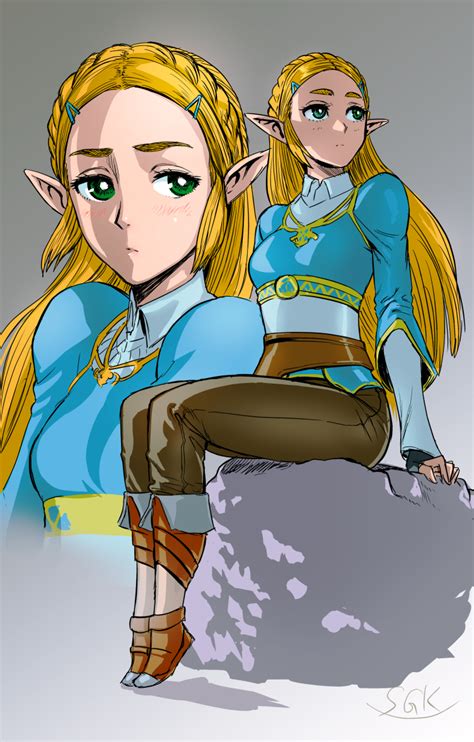 Botw Zelda By Sgk1059 On Deviantart