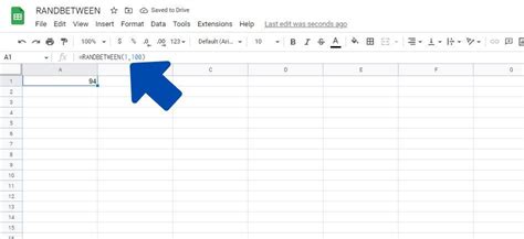 How To Use The RANDBETWEEN Function In Google Sheets