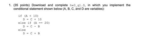 1 35 Points Download And Complete Hw301s In
