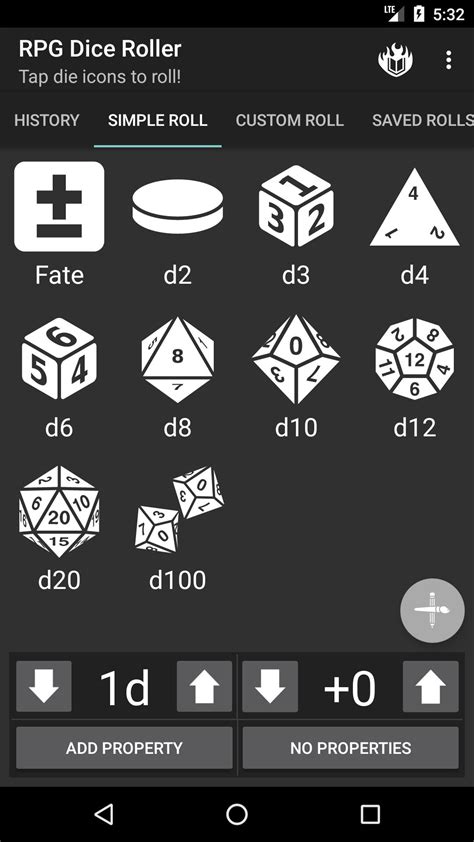 Descargar RPG Dice Roller APK Última Versión 1.8.19 para Android