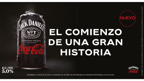 Coca Cola lanza en España el nuevo Jack Daniel s Coca Cola RTD listo