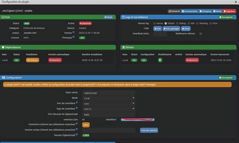 Accès Interface Zigbee2mqtt Protocole Domotique Communauté Jeedom