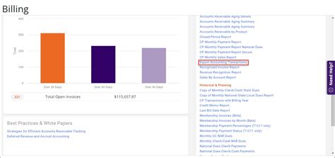 Monthly Accounting Transaction Export Growthzone