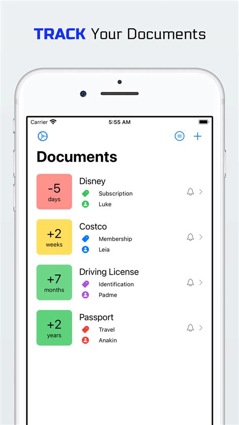 Document Expiry For IPhone Download