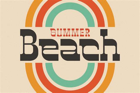 Bloobe Display Retro Font Design Cuts