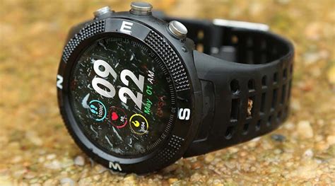 NO.1 F18: смарт-часы для спорта с GPS, сенсорным экраном и IP68 за 60$