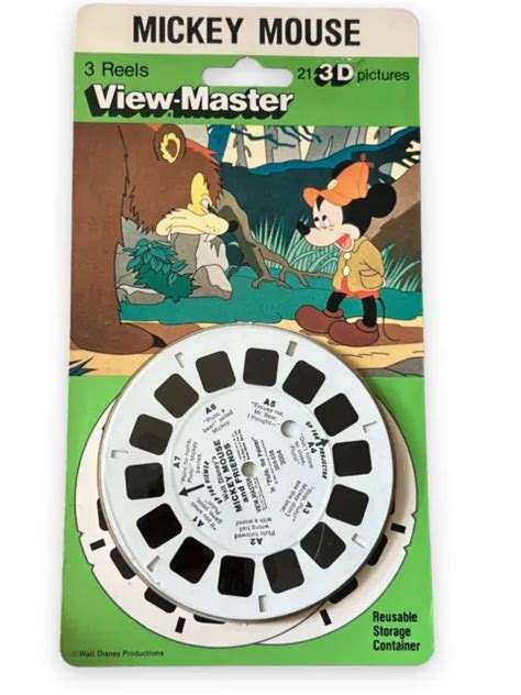 Disney Disneys Mickey Mouse And Friends Mickey Cartoon View Master 3