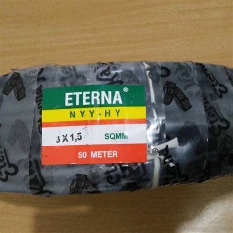 Jual Kabel NYYHY X Mm ETERNA NYY HY X HITAM SERABUT ROLL M Jakarta Pusat