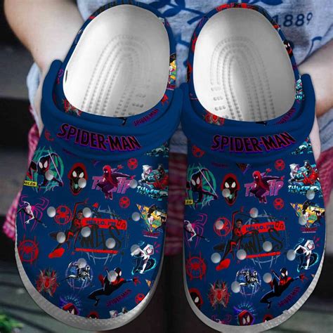 Custom Name Clogs Spiderman Across The Spider Verse Movie Clogs