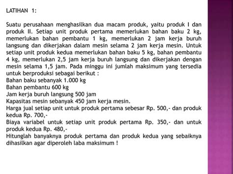 LINEAR PROGRAMMING Pptx