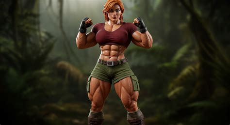 Muscular Ruby Roundhouse 3 By Molly Dolly Holly On Deviantart